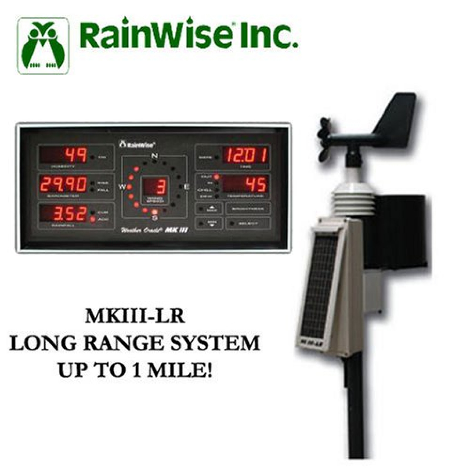 Jual Wireless Pro Weather Station with Metal Frame Base Unit